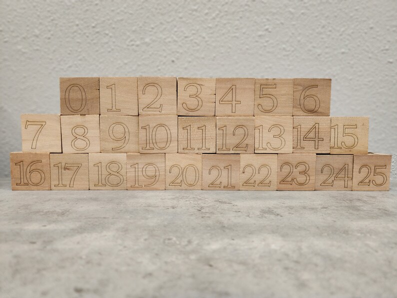 American Sign Language Wooden Blocks – ASL Alphabet Toy – Montessori ...