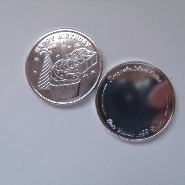Silver Coin - Etsy