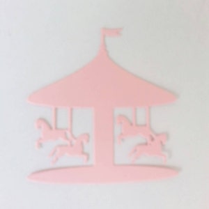 Merry Go Round Carousel Paper Die Cuts Scrapbook and Cards - Etsy