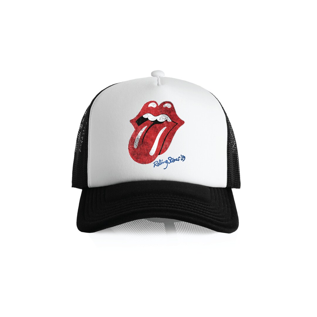 Rolling Stones 89 Vintage Trucker Hat - Etsy