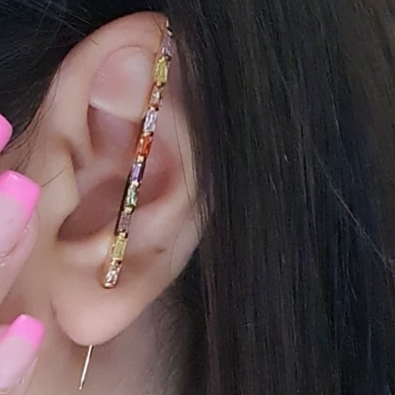 Ear Pin Earrings - Etsy