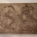 Old Brown World Map in Hemispheres Leather Print/large World Map/extra ...
