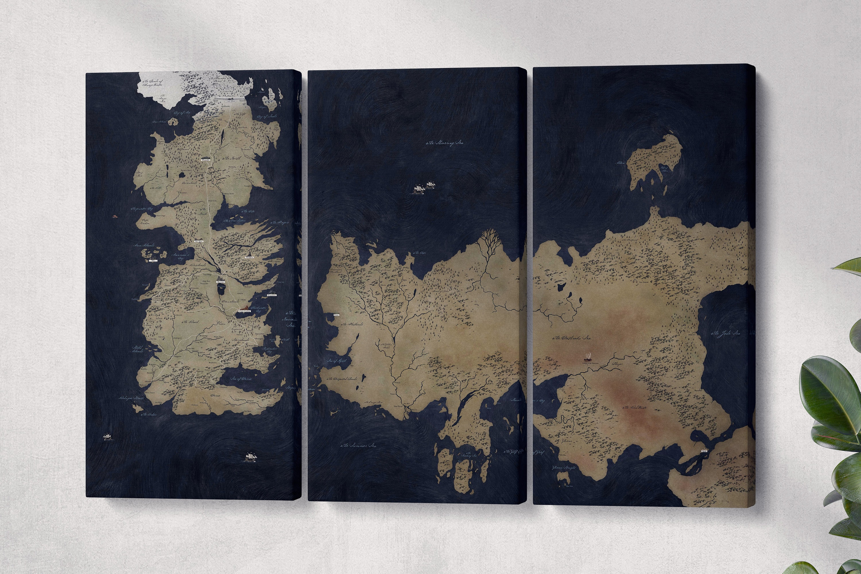 Game Of Thrones Map Seven Kingdoms 3d