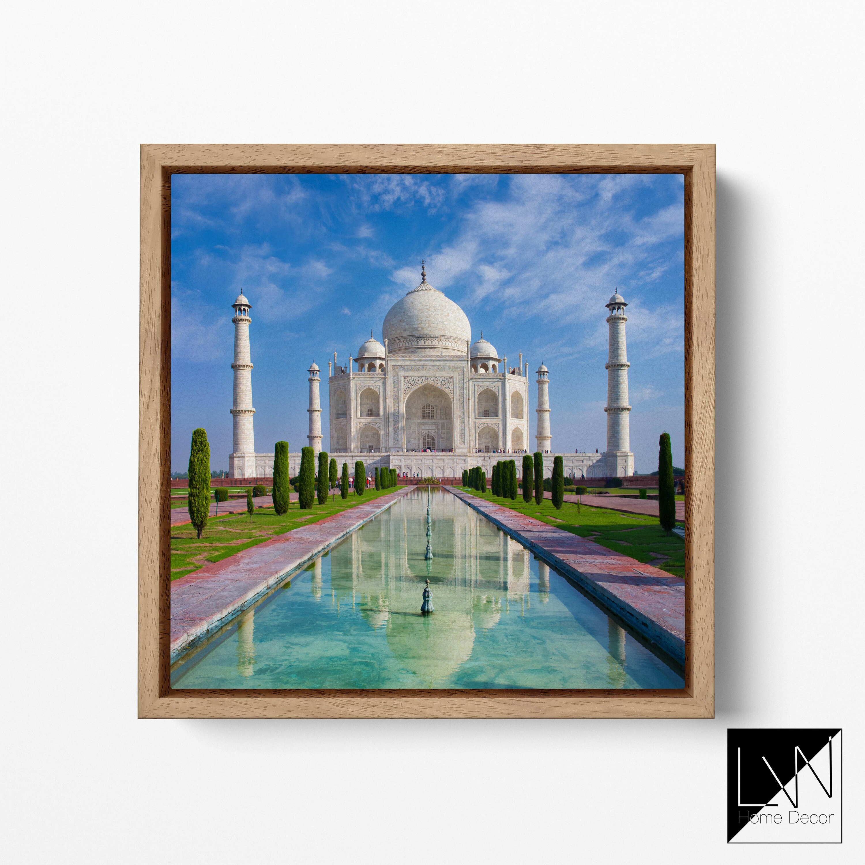Taj Mahal Large Leather Print/Large Taj Mahal Print/Large Wall Art ...
