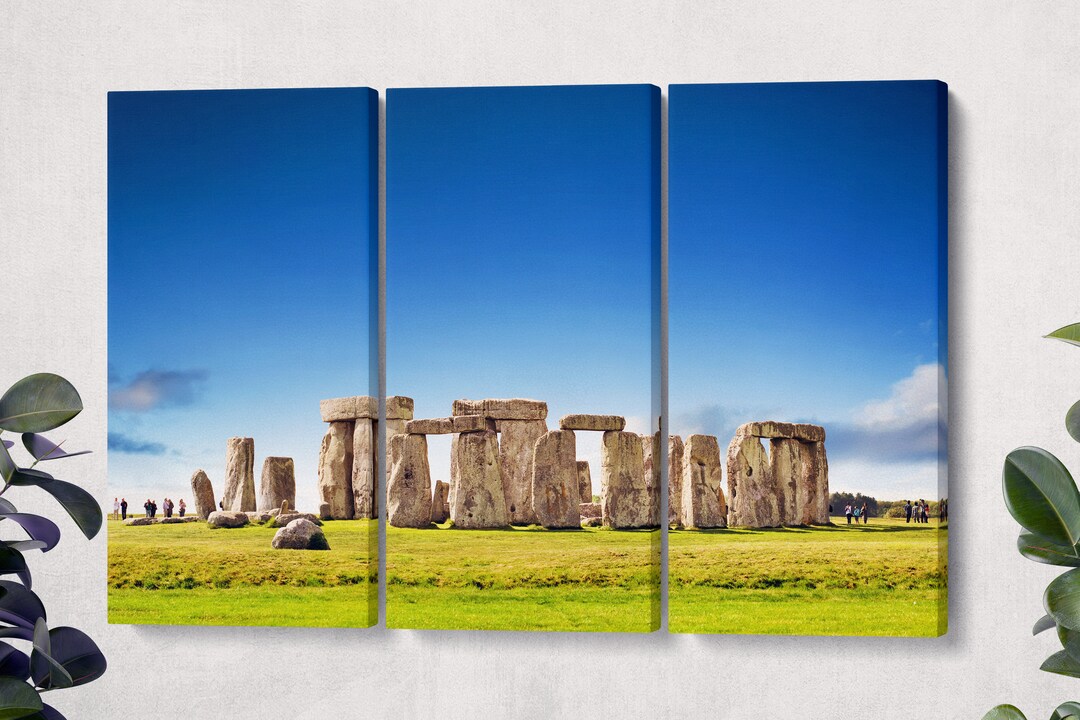 Stonehenge Leather Print/stonehenge Large Print/multi Panel Print ...