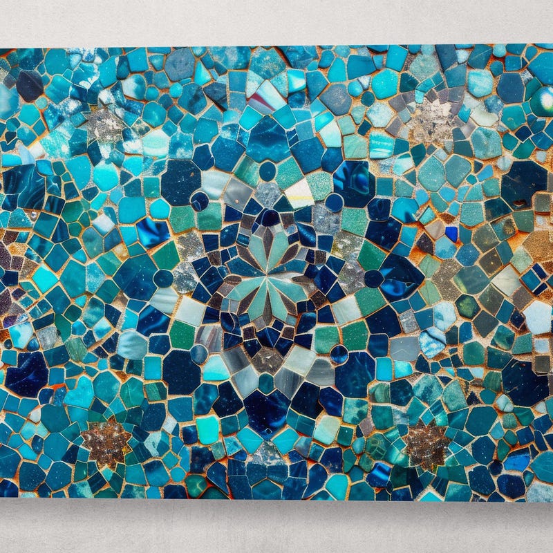 Blue Mosaic - Etsy