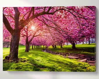 Cherry Tree of Life Artwork Print Landscape by Aja Story of the Tree 74 ...