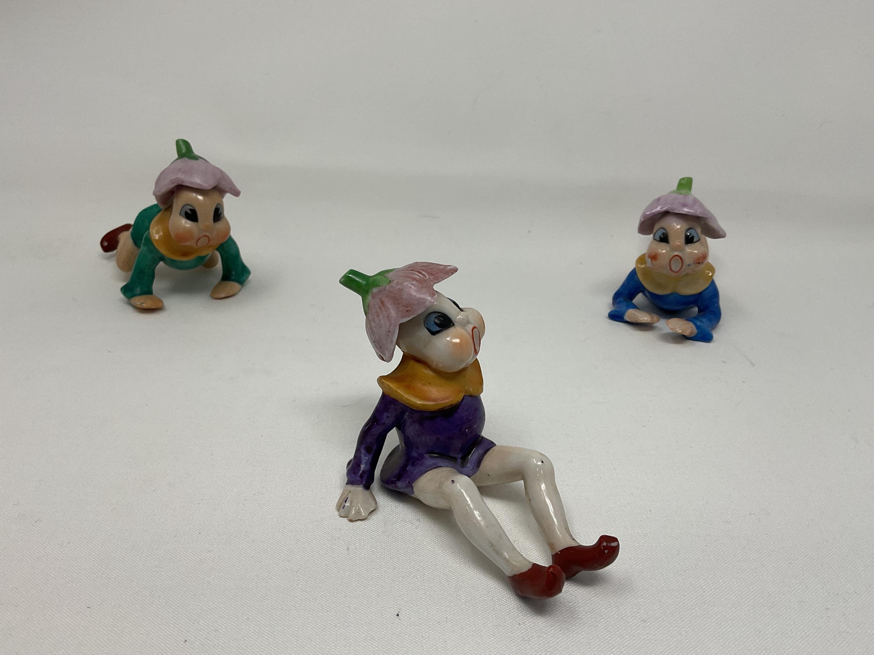 Vintage Occupied Japan Elf Pixie Figurines Set of 3 - Etsy