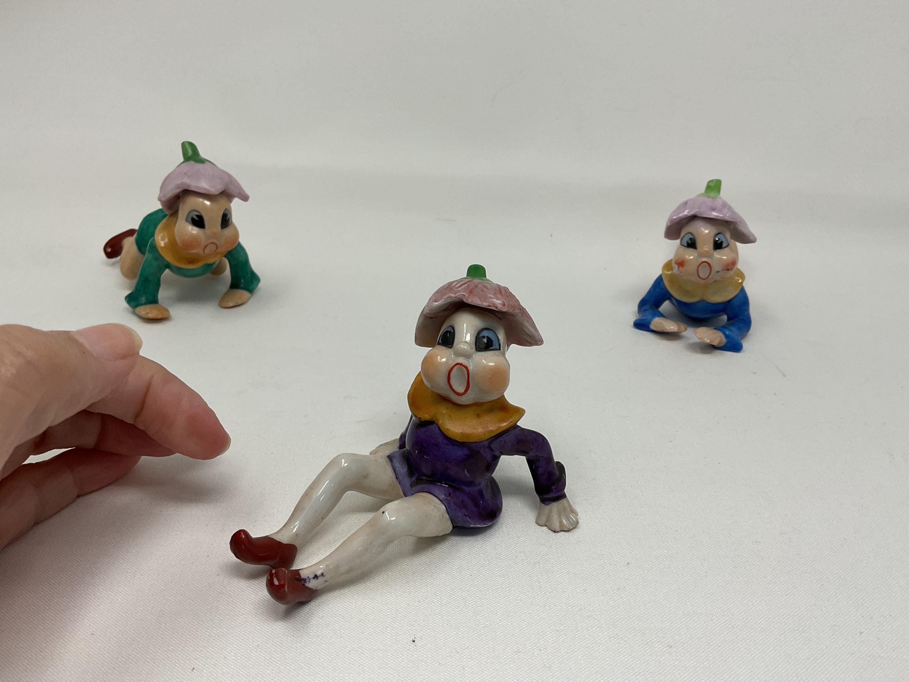 Vintage Occupied Japan Elf Pixie Figurines Set of 3 - Etsy