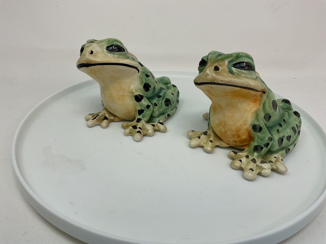 Neiman Marcus Ceramic Frogs Italy - Etsy