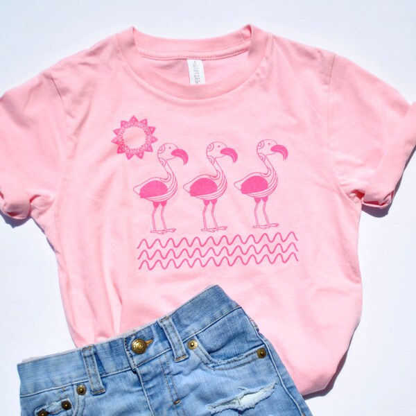 Flamingo Shirt - Etsy