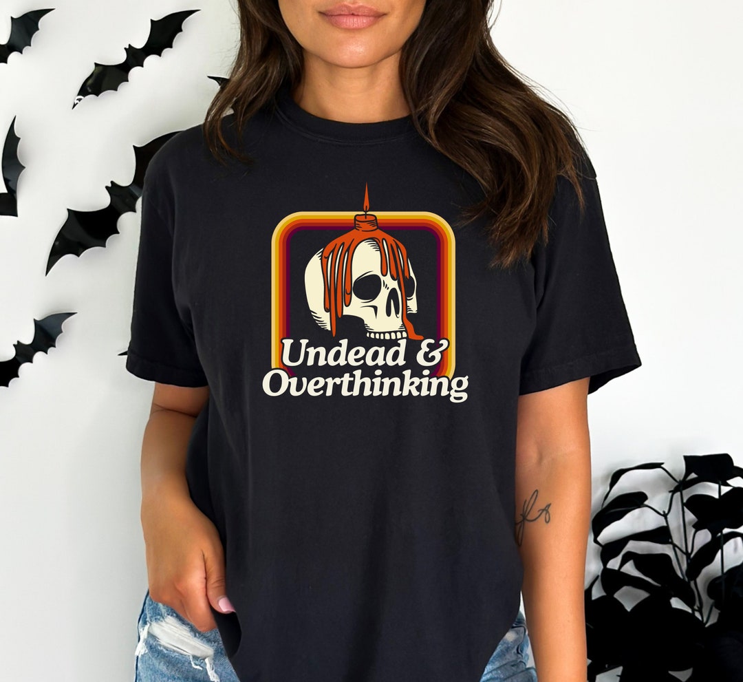 Retro Halloween Shirt, Skull Shirt, Memento Mori Skull T Shirt Undead ...