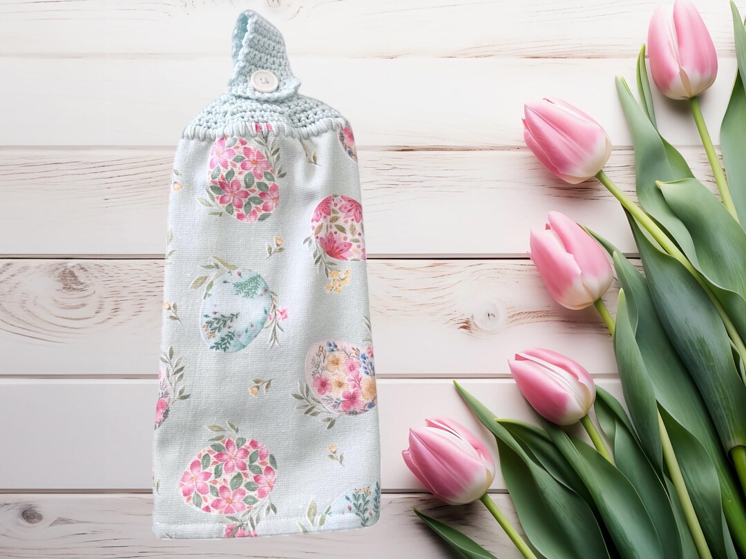 Easter Hanging Kitchen Towels, Spring Hand Towels - Etsy