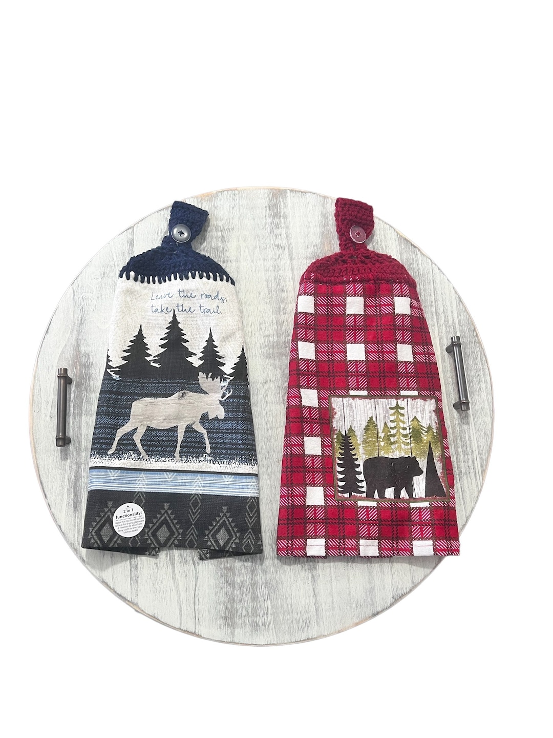 Moose Towel, Moose Dish Towel, Moose Hanging Kitchen Towel, Moose ...