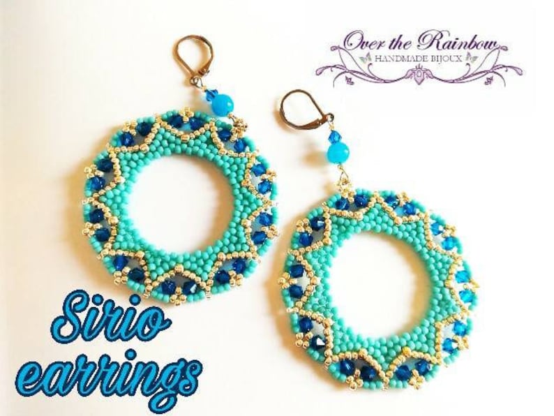 Tutorial Orecchini Perline Schema Orecchini Perline PDF - Etsy