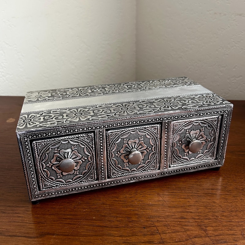 Jewelry Box Metal India - Etsy