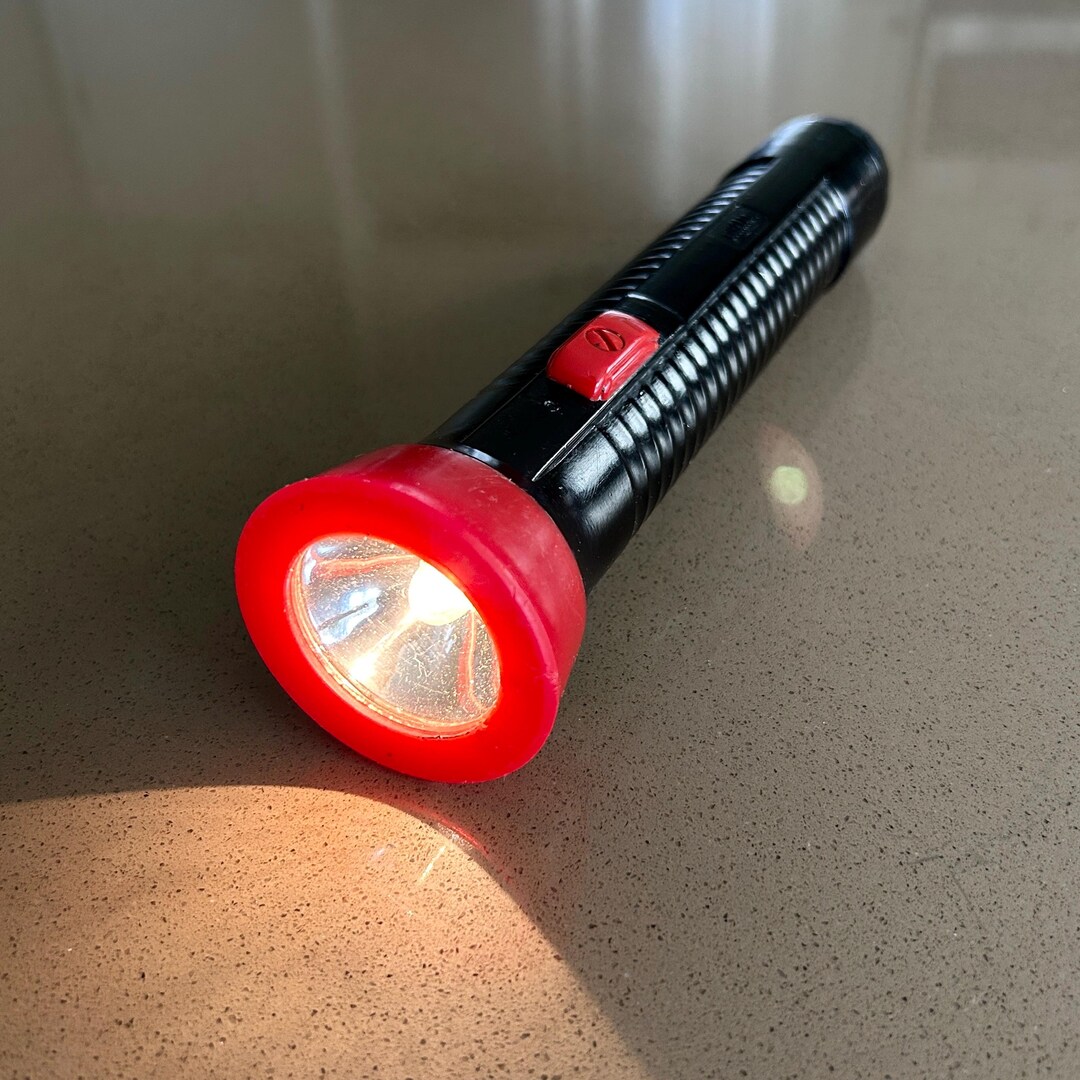 1954 Eveready Flashlight – Vintage Industrial Decor, Working Model ...