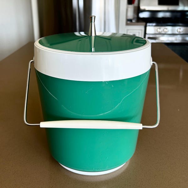 Turquoise Ice Bucket - Etsy