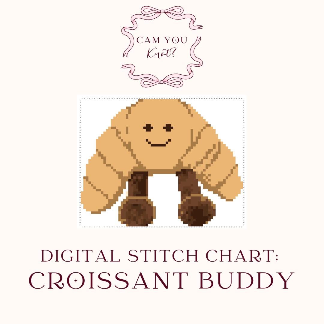 Croissant Jelly Digital Needlepoint Stitch Chart - Etsy