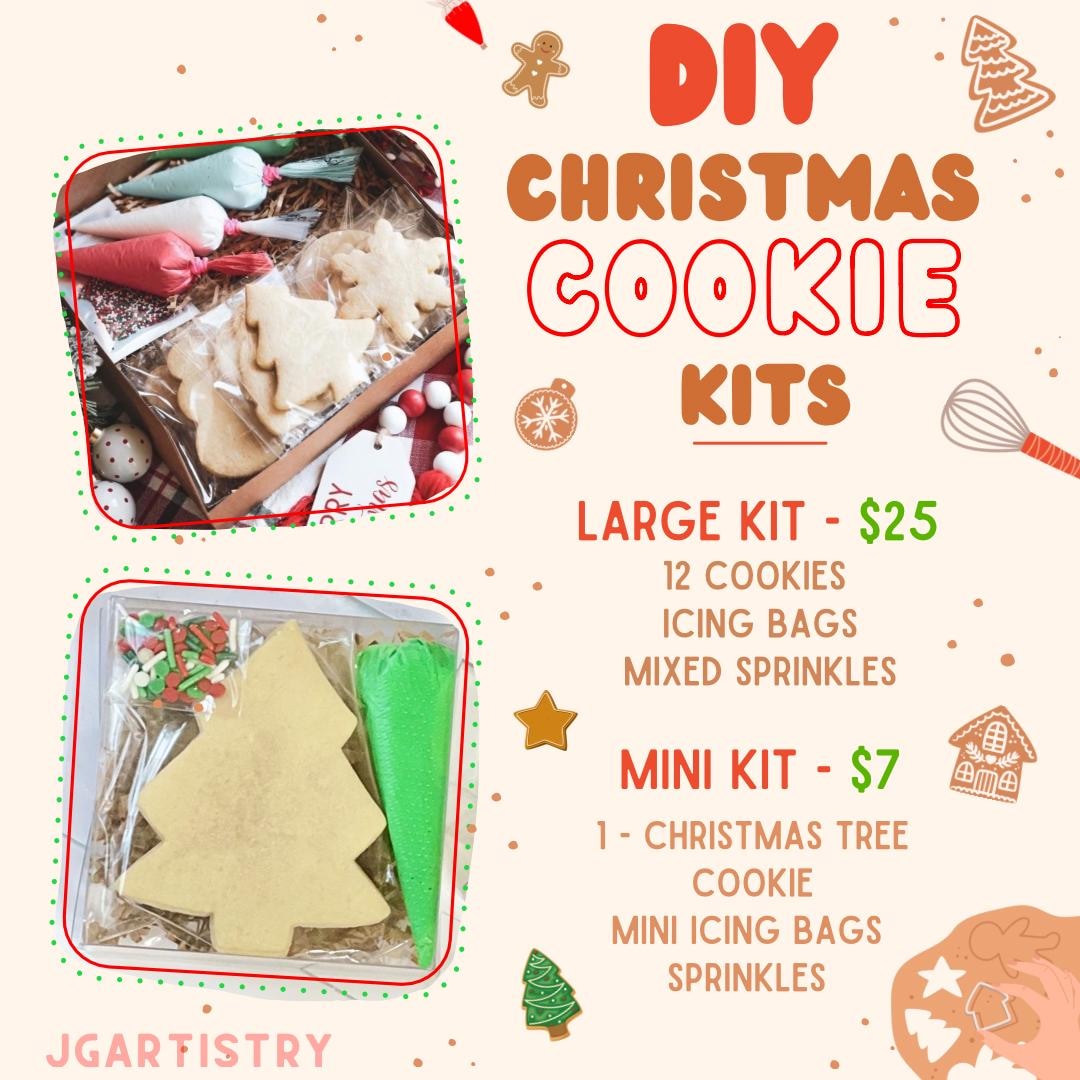 DIY CHRISTMAS SUGAR Cookie Decorating Kits - Etsy