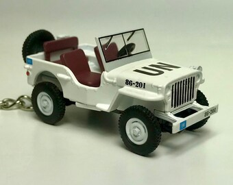 Jeep Willys Keychain - Etsy