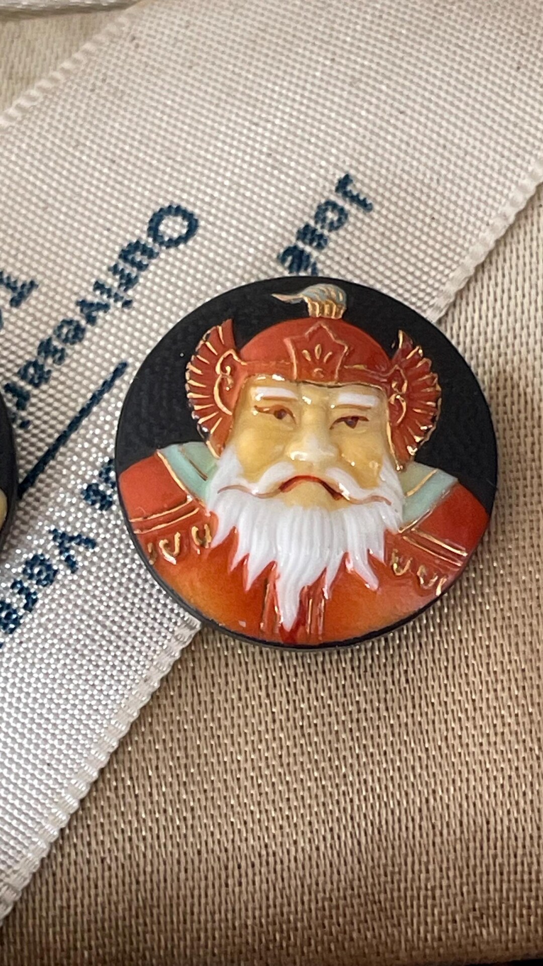 Rare 40s/50s Set of 7 Japanese Toshikane Buttons – Shichifukujin (gods ...