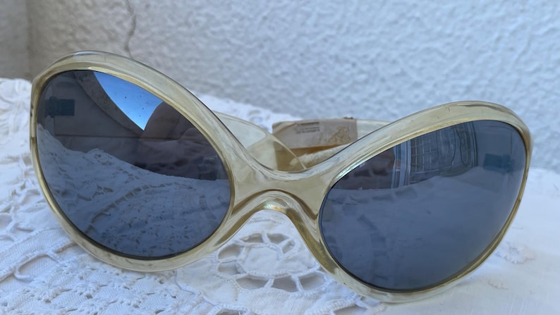 Óculos de sol vintage Bon Jovi dos anos 90 com lentes espelhadas da ...