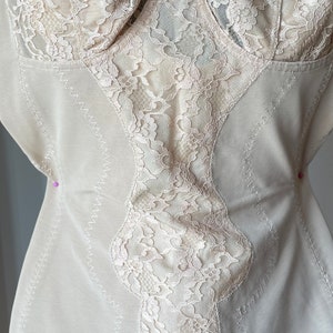 Vintage 60s/70s Triumph Beige One Piece Corselette Girdle Bodysuit ...