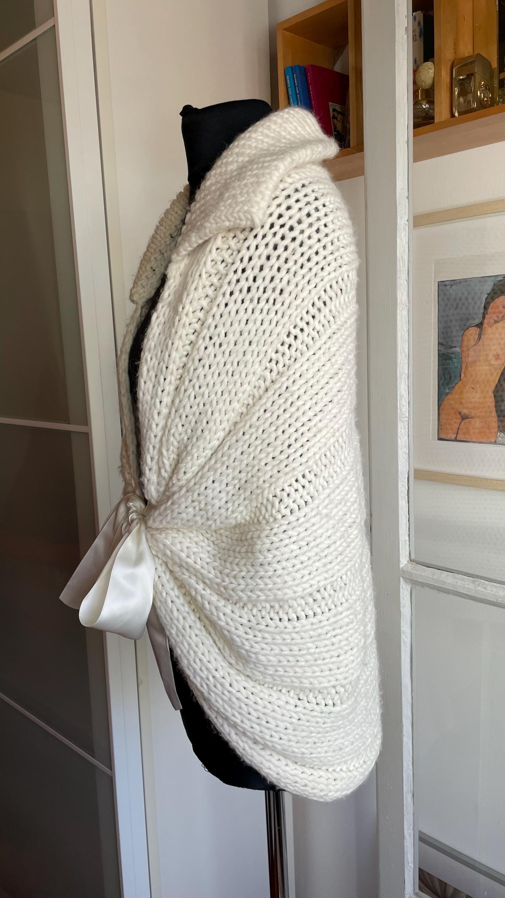 Rare Furla off White Collared Shrug/wrap/cape/shawl - Etsy