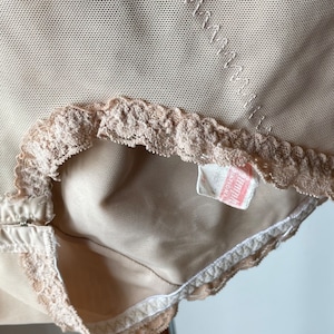Vintage 60s/70s Triumph Beige One Piece Corselette Girdle Bodysuit ...