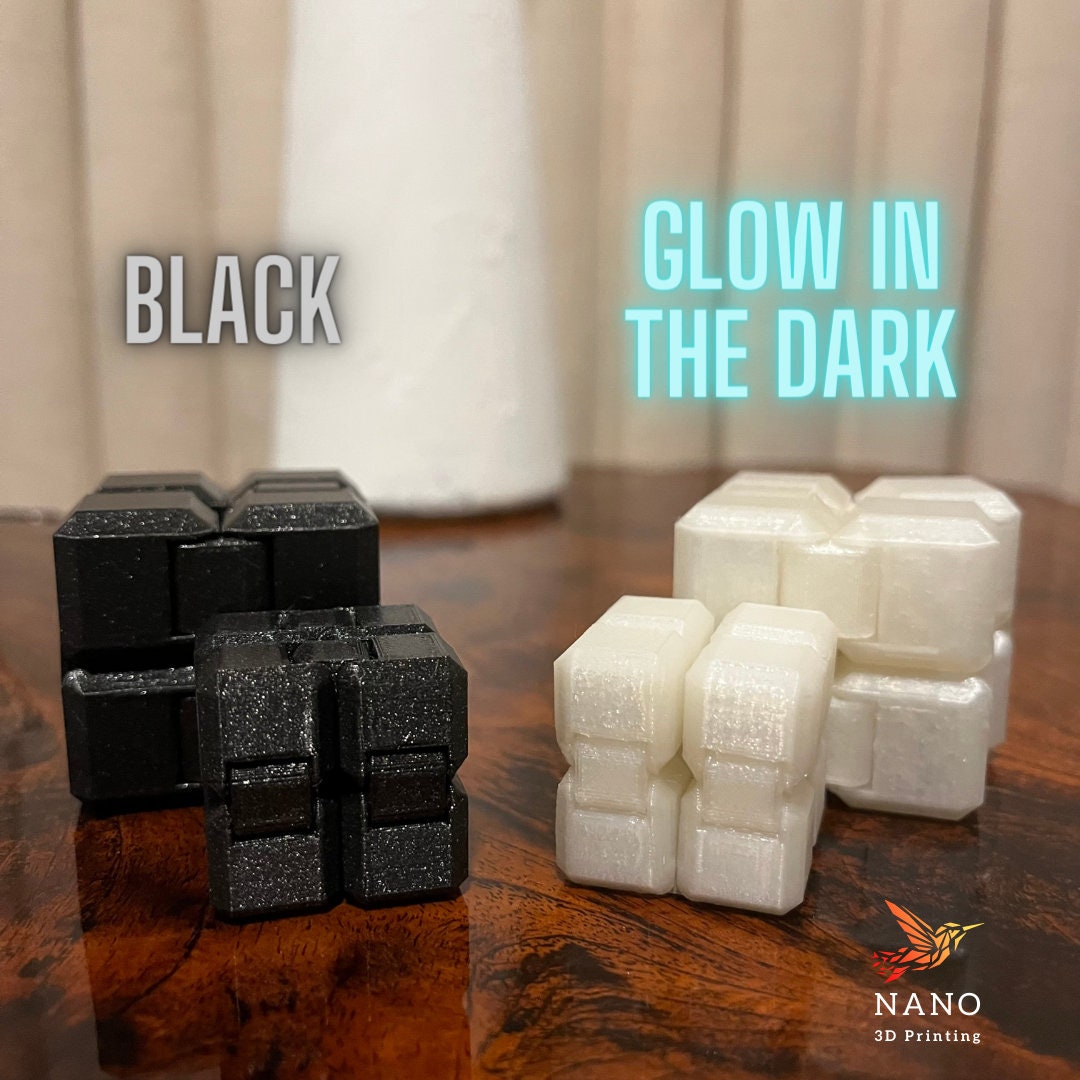 3D Printed Infinity Fidget Cube - Locally Made in the USA - Etsy