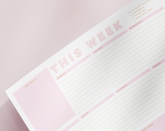 Boho Rainbow, Printable Weekly Planner, to Do List, Weekly Schedule ...