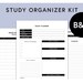 Study Kit Organizer, College Planner, Academic Planner, Student Planner ...