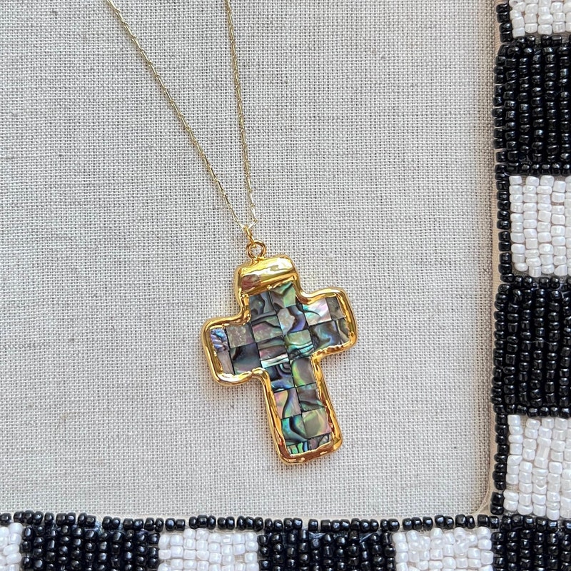 Sea Shell Cross - Etsy