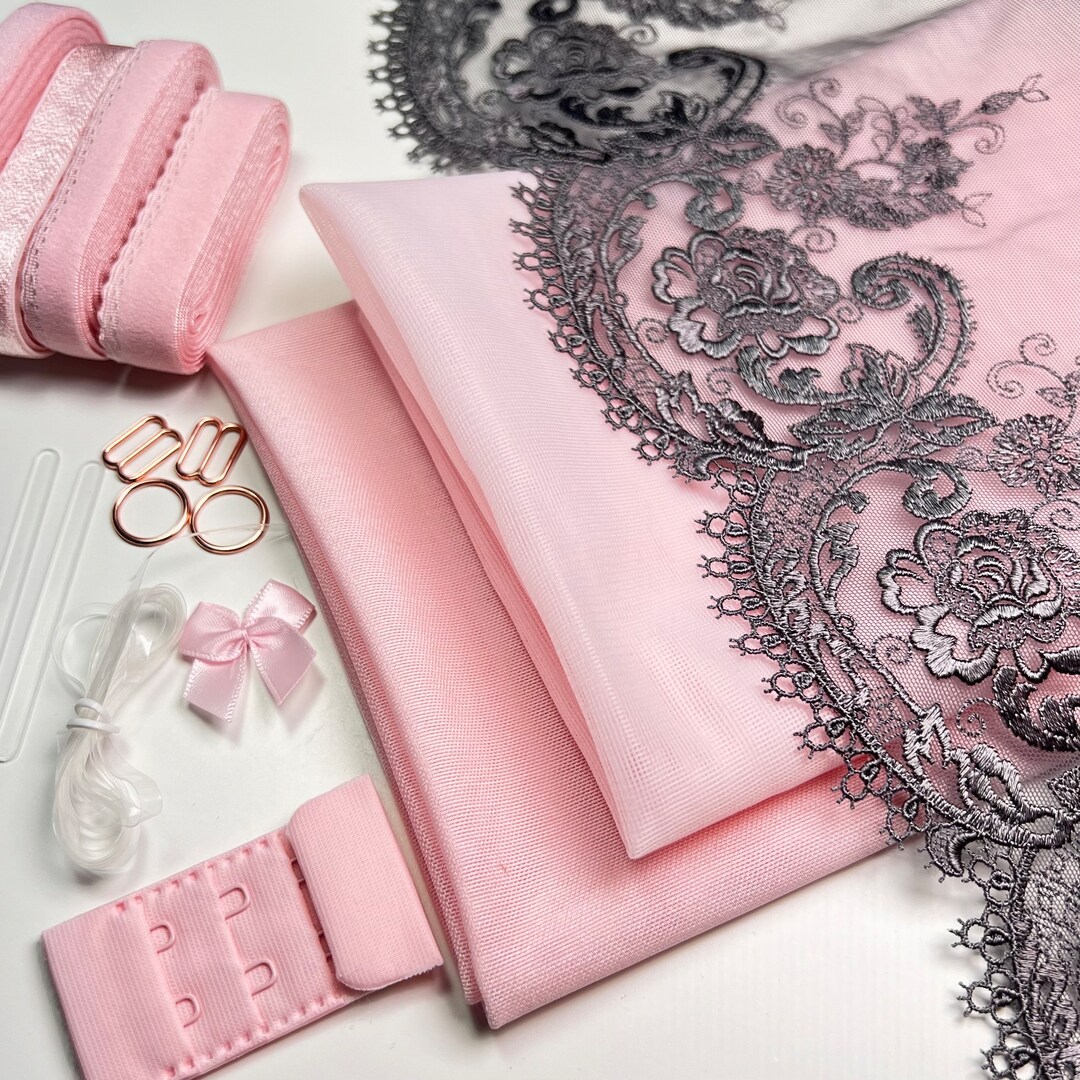 Bra Making Kit 21 | Bra Sewing Kit | Non Stretch | Bralette DIY Kit ...