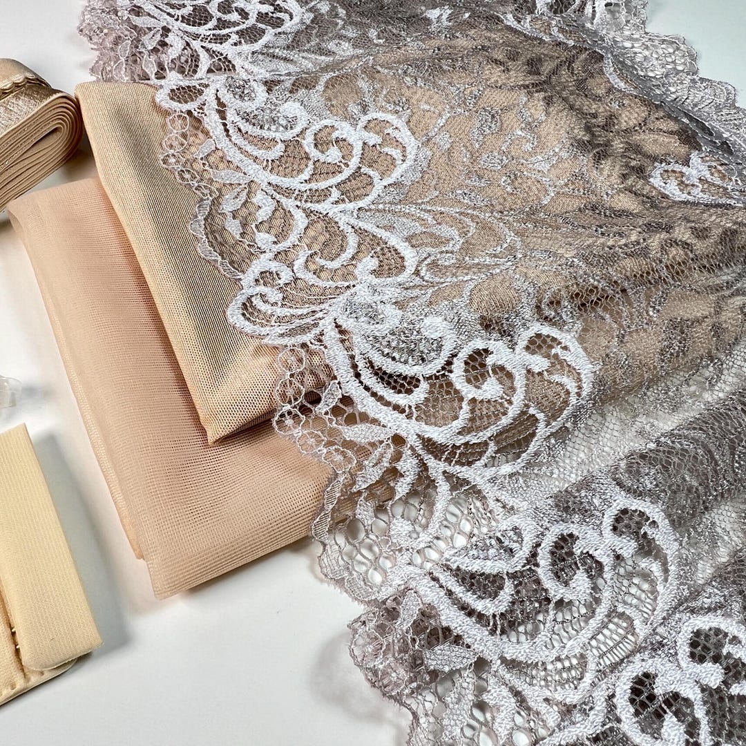 Bra Making Kit | Bra Sewing Kit | Stretch Lace | Bralette DIY Kit | Bra ...