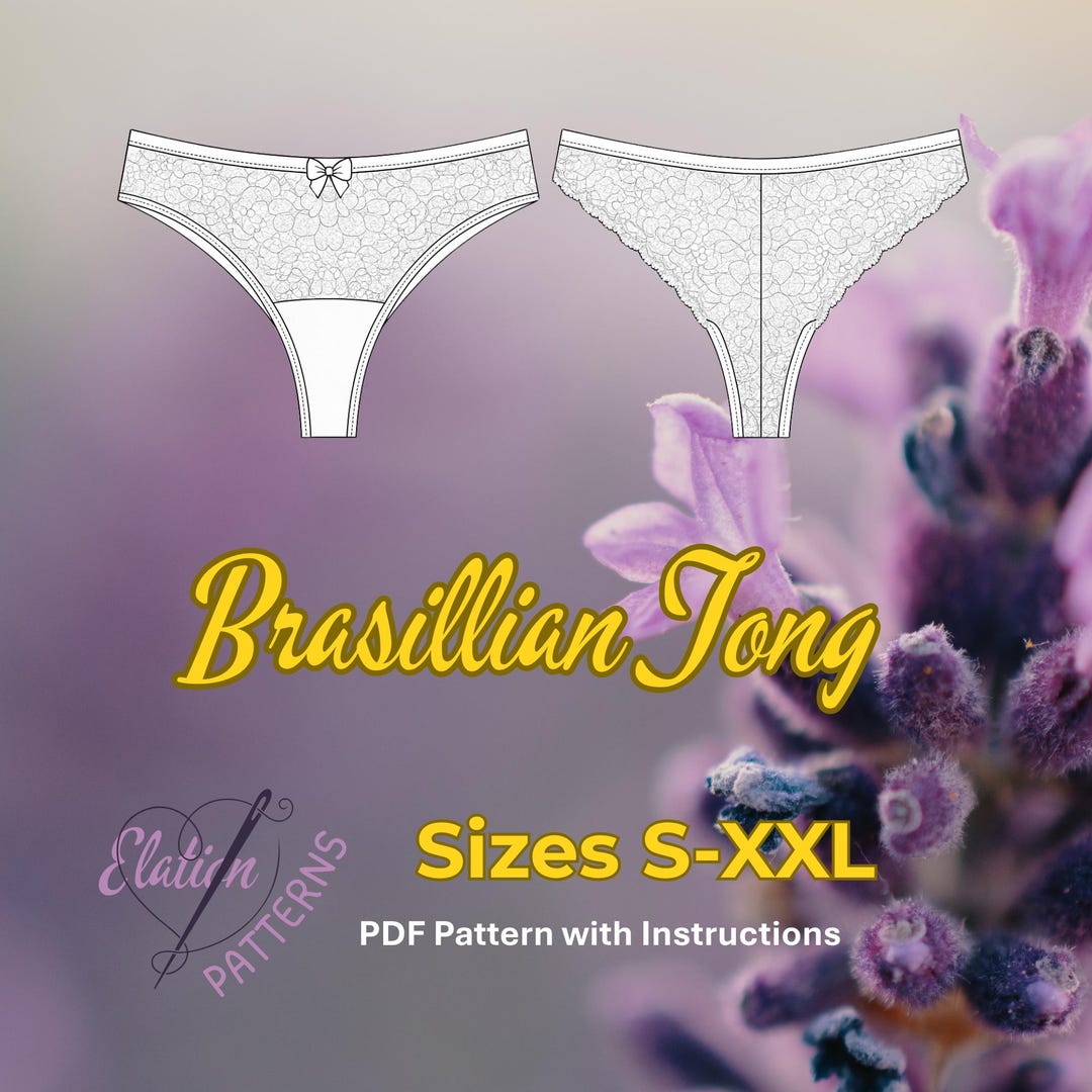 Brazilian Thong PDF Sewing Pattern – Digital Download| Instructions ...