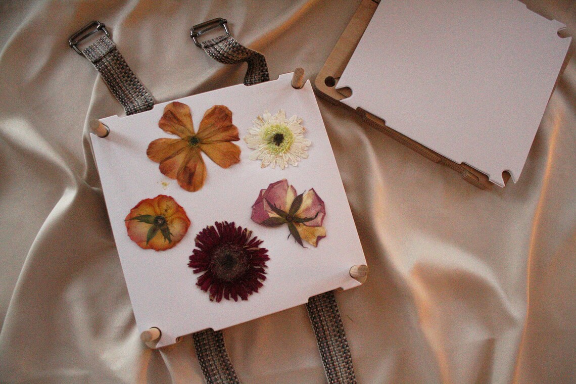 Wooden Flower Press Kit 21x21 Cm Plant Press Botanical - Etsy