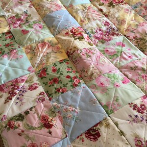 Shabby Chic Baby Quilt - Etsy