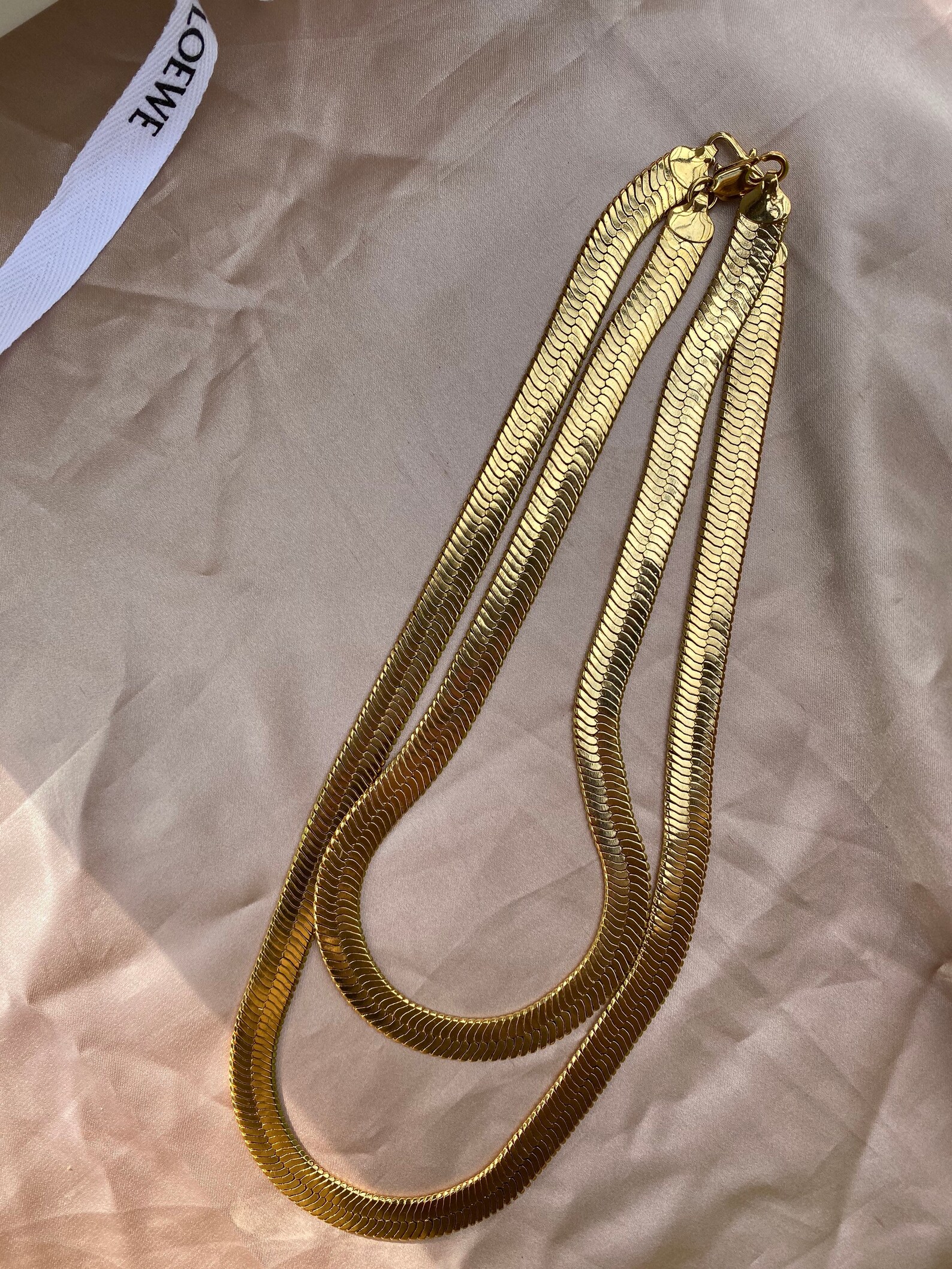 18k Gold Plated Snake Chain Thick Gold Snake Chain gold - Etsy