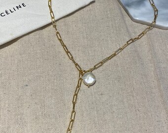 1pc 18'' Ready to Wear Gold Square Box Chain Necklace, Layering Dainty ...