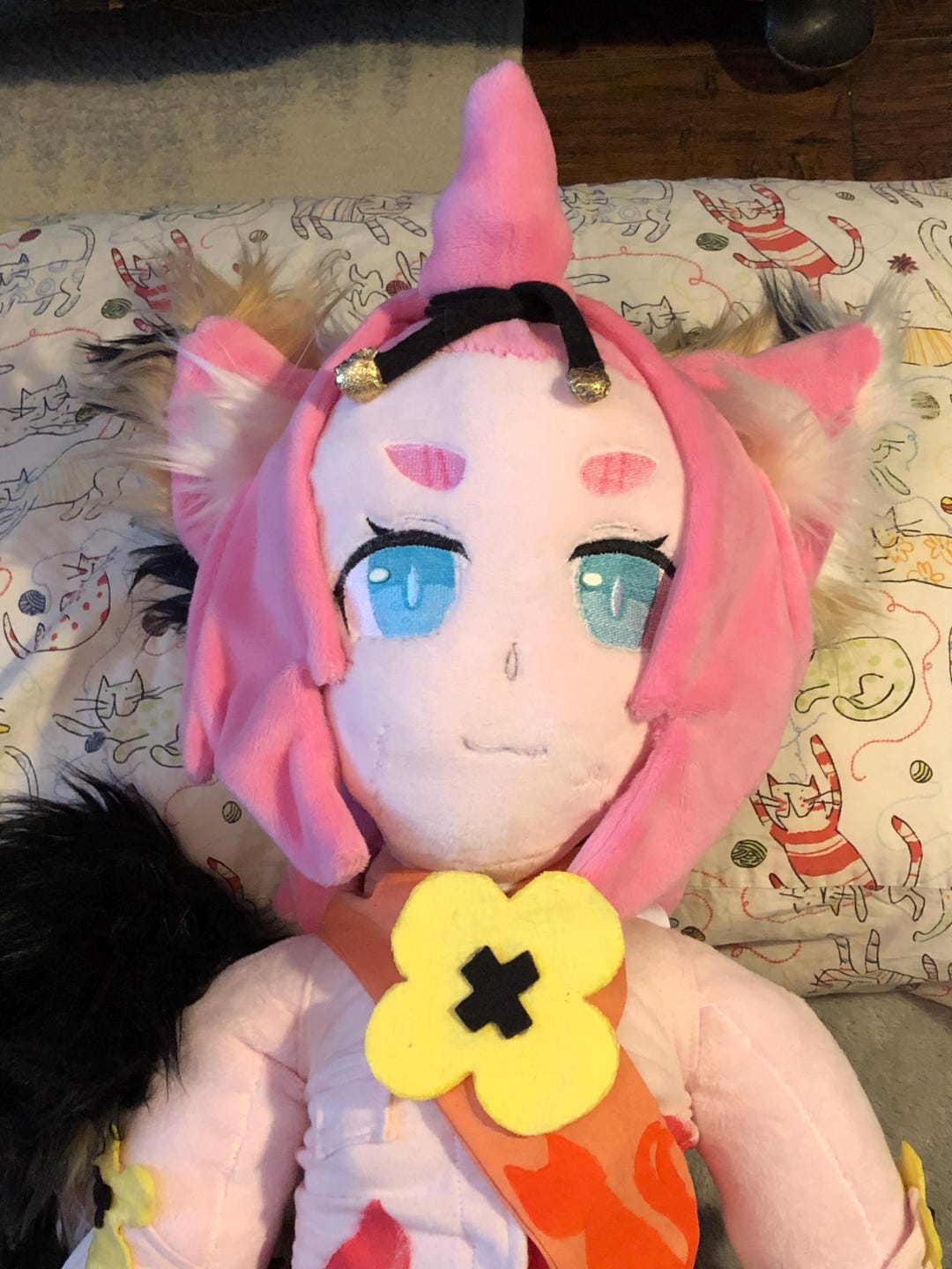 Genshin Impact Diona Cuddle Anime Plush Handmade - Etsy