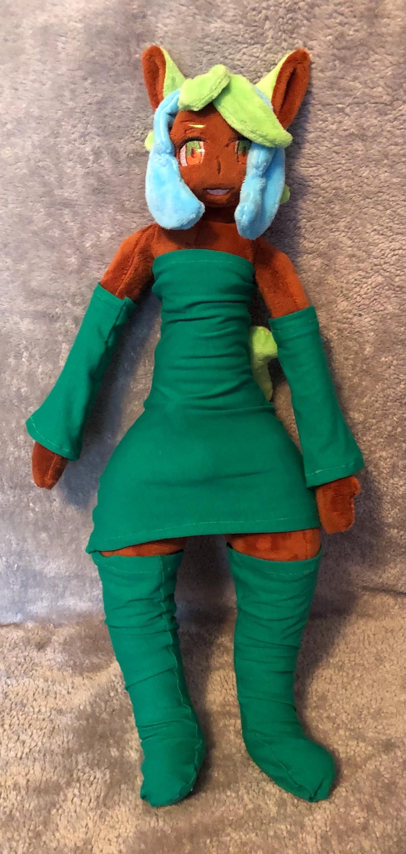 25" Anime Original Character Cat Boy Plush - Etsy