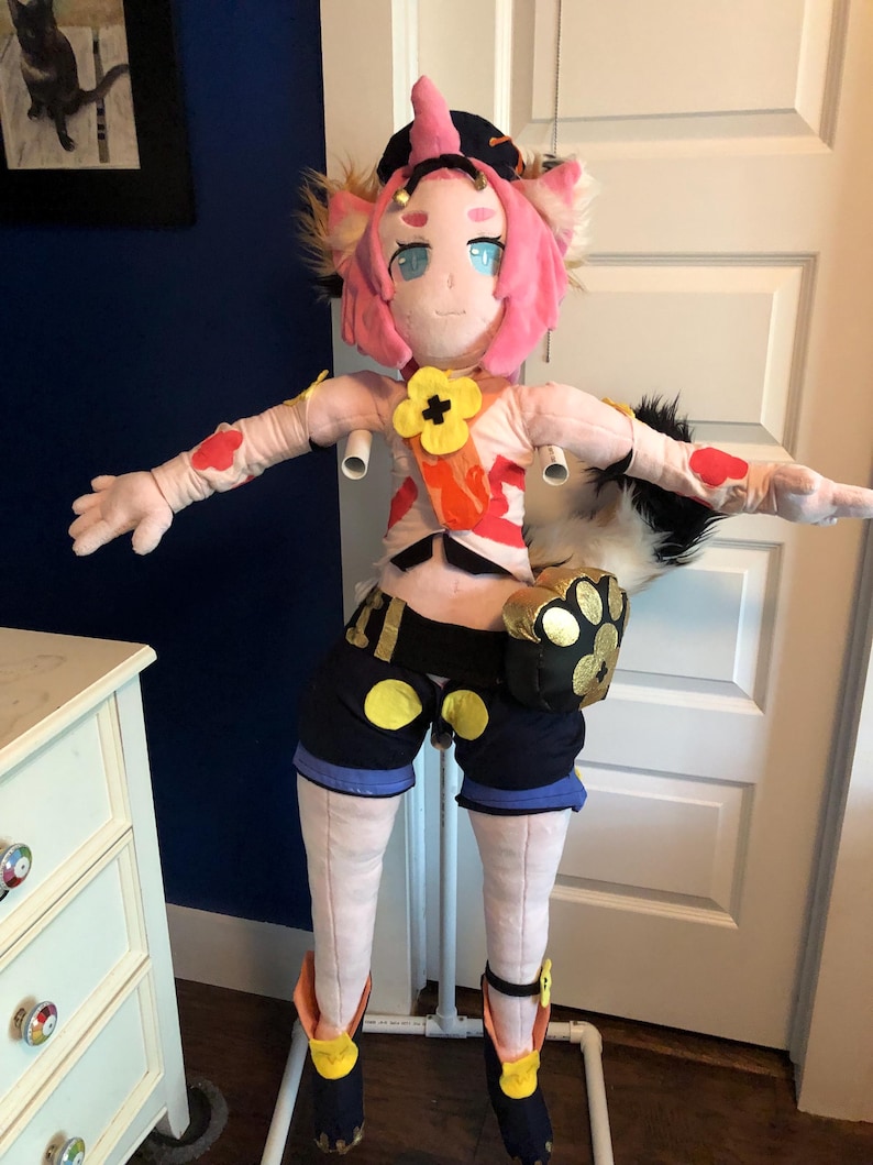 Genshin Impact Diona Cuddle Anime Plush Handmade - Etsy