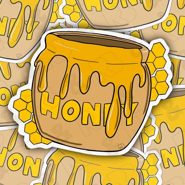 Honey Pot Sticker - Etsy