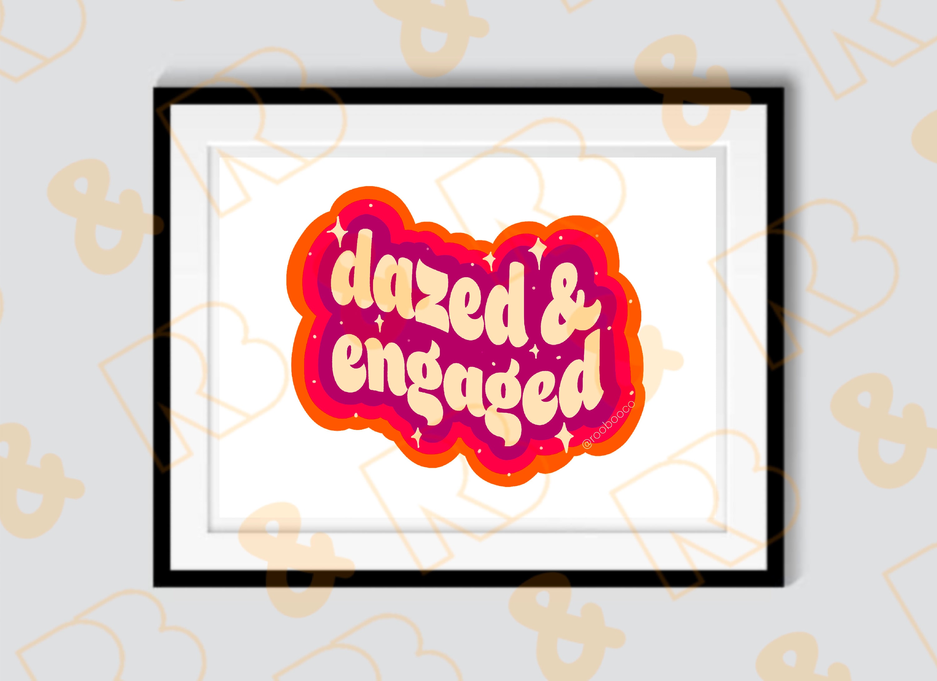 Dazed & Engaged PNG Digital Download - Etsy