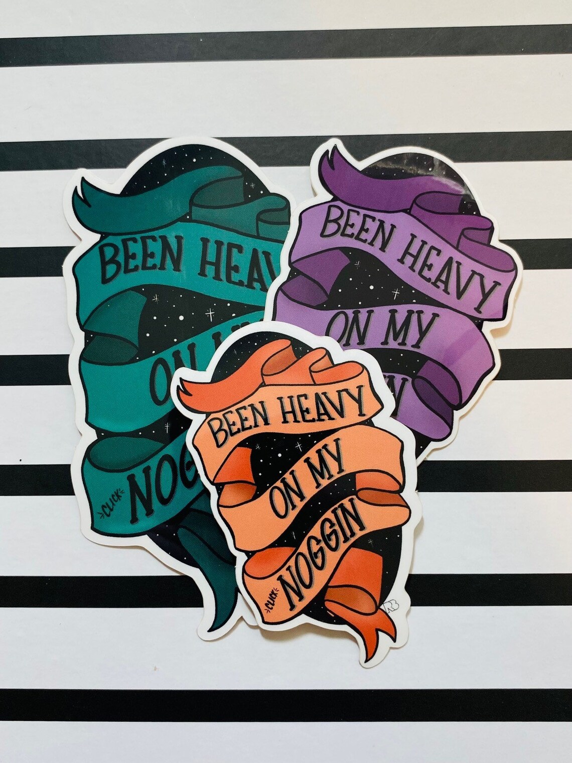 Been Heavy on My Noggin Sticker - Etsy