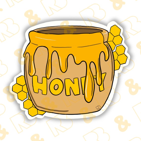 Honey Pot Sticker | Etsy