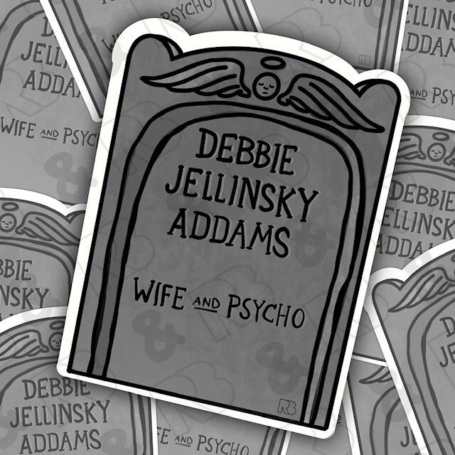 Debbie Jellinsky Addams Sticker - Etsy