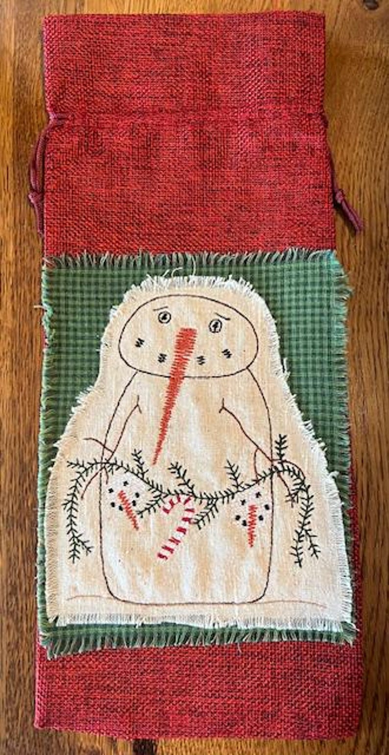 Mr. Sprinkle Snow Wine Bag - Etsy